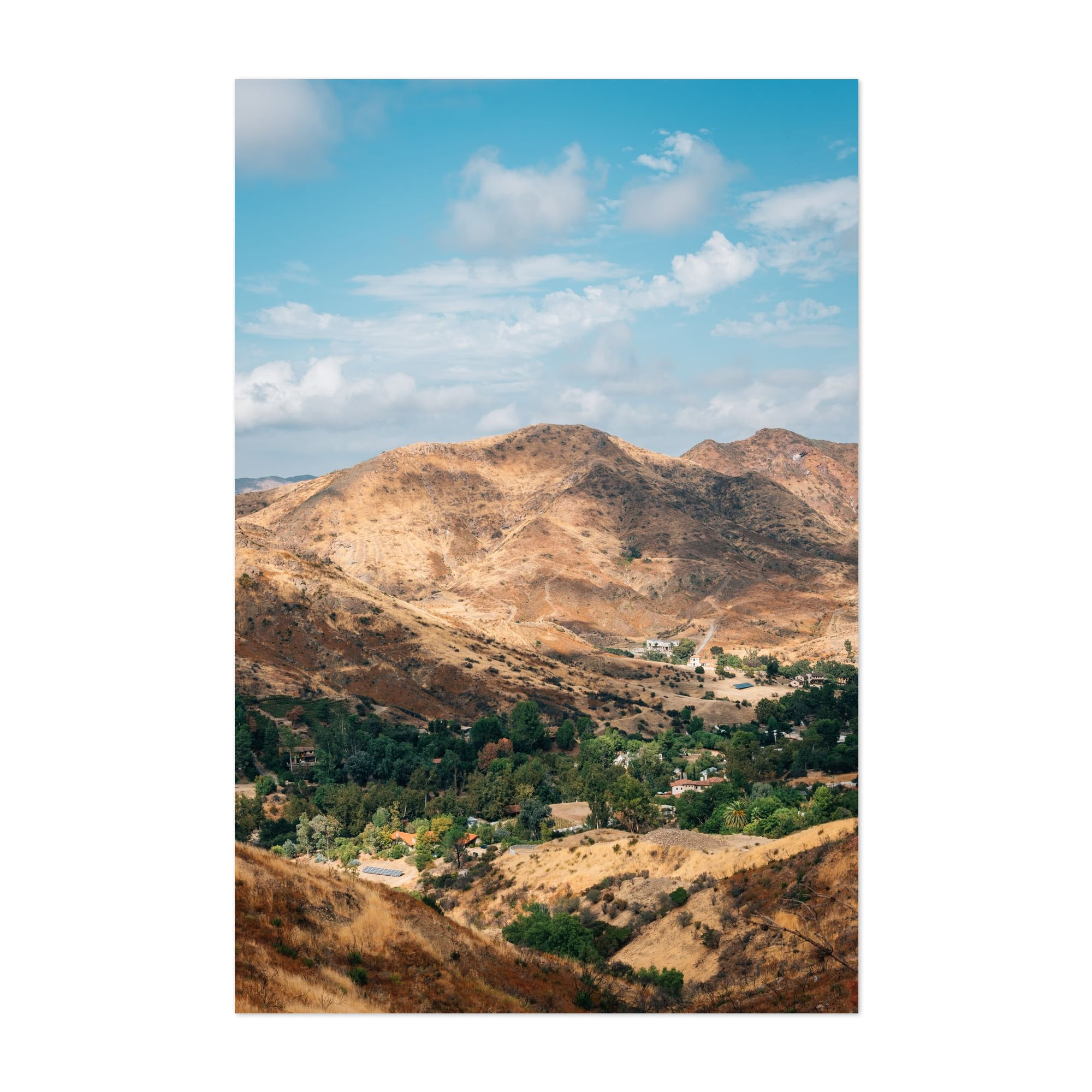 Malibu Hills 03 - Los Angeles California Photography Unframed Wall Art ...
