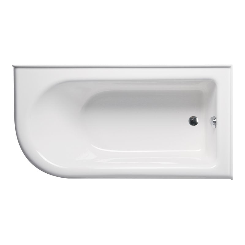 Malibu Home Broad Rh Rectangle Massaging Air Jet Bathtub 60x 32x 21