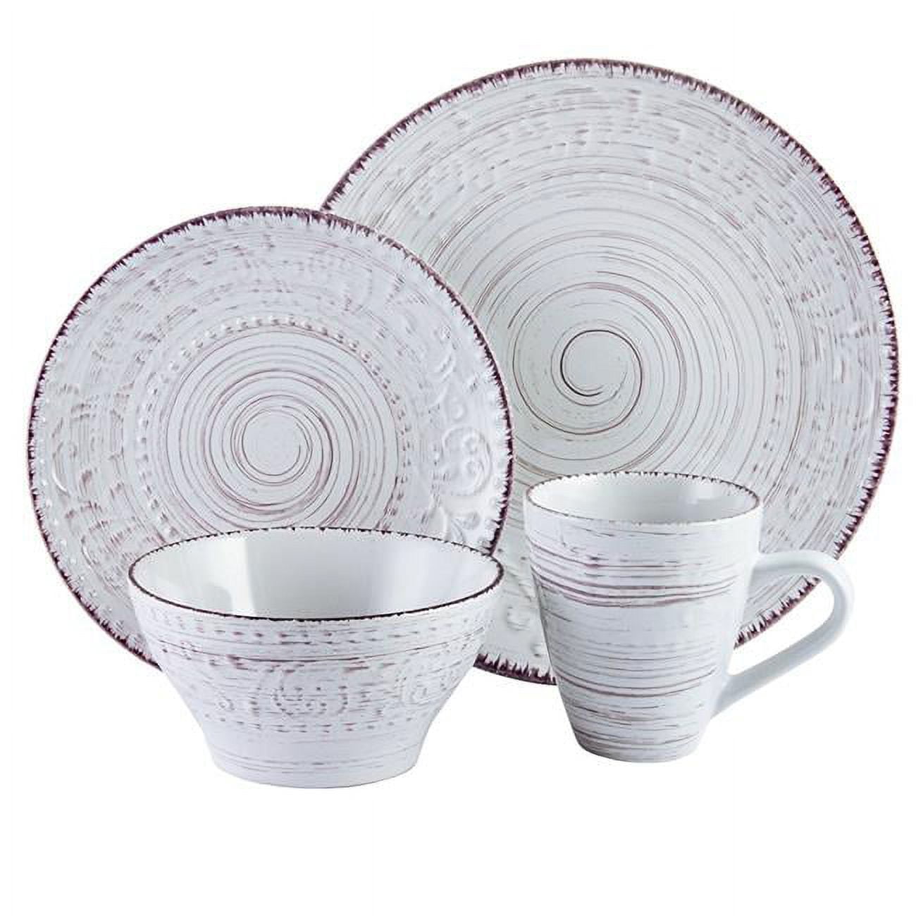 Malibu Sands 16 Piece Dinnerware Set in Shell - Walmart.com