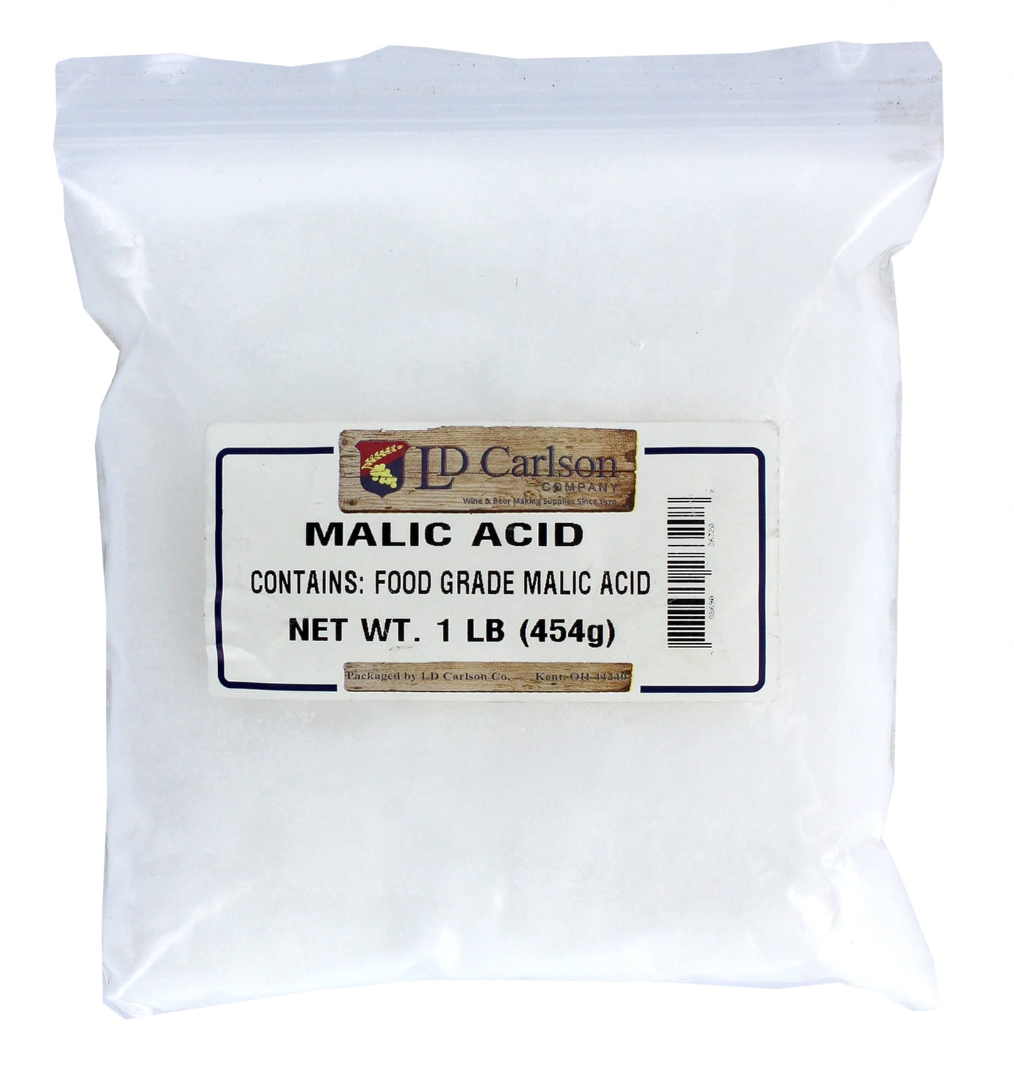 Malic Acid, 1 LB - Mild Fruit Acid for Adjusting 'Hot-Climate' White Grapes - Walmart.com