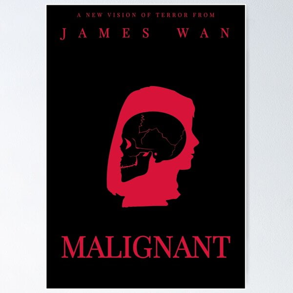 Malignant By James Wan- Alternate Movie Poster Design Poster Wall Art ...