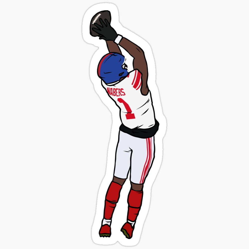 Malik Nabers Catch Sticker Phone Decal Water Bottle Stickers Car Decals ...