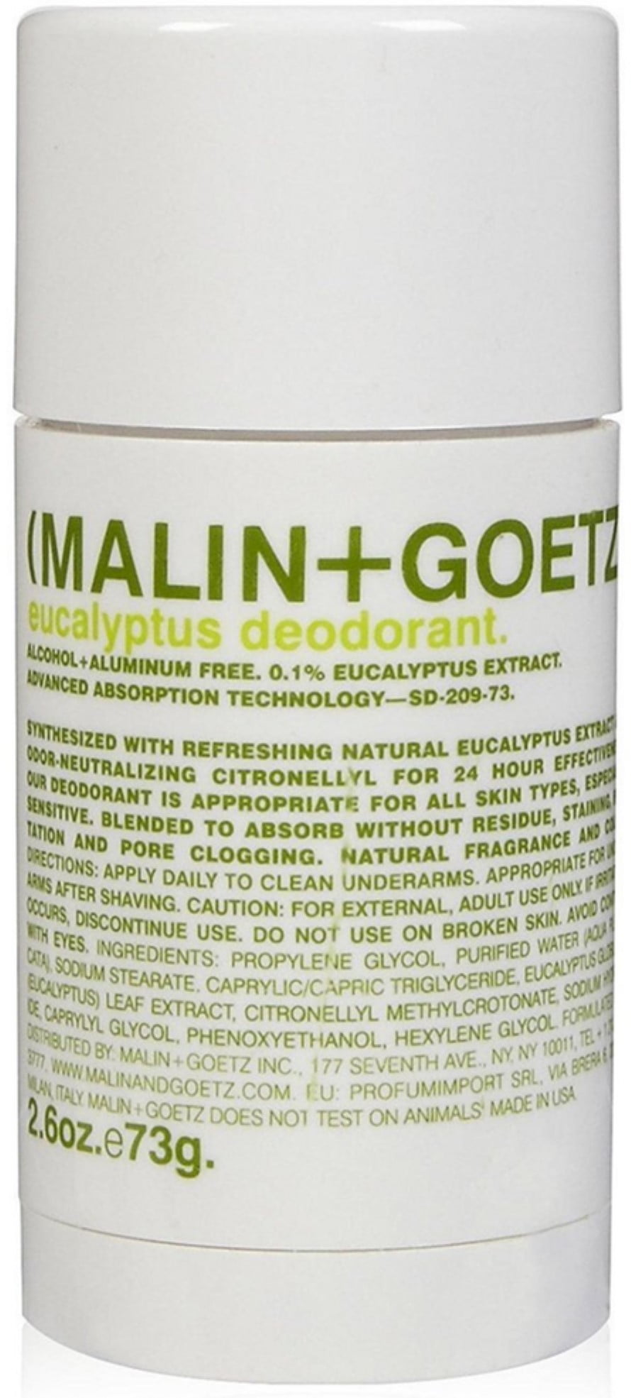 Malin+Goetz Natural Eucalyptus Deodorant, 2.6 oz - Walmart.com