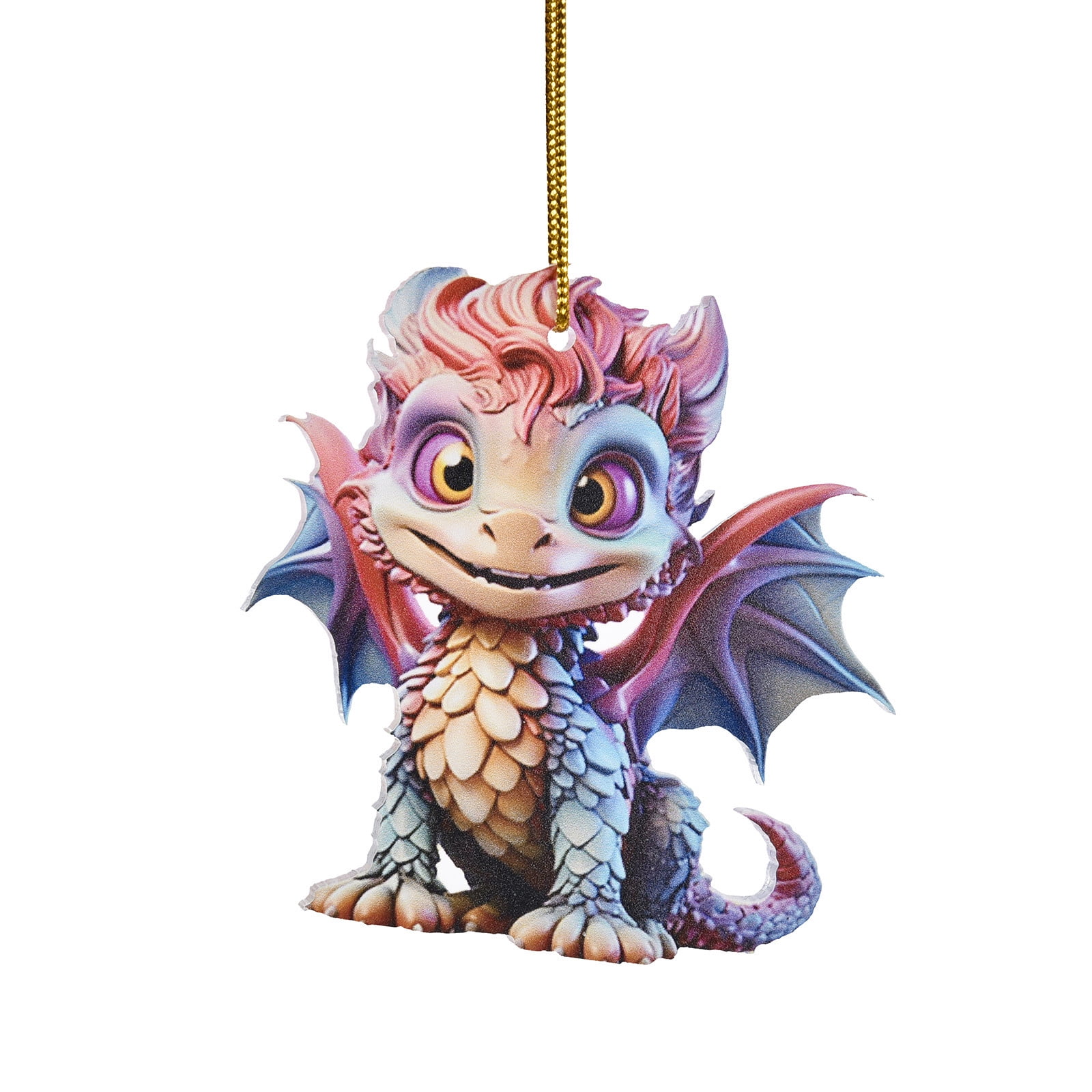 Malinaggg 2D Adorable Flying Baby Christmas Ornament Unique Shape And ...