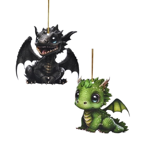 Malinaggg 2D Adorable Flying Baby Christmas Ornament Unique Shape And ...