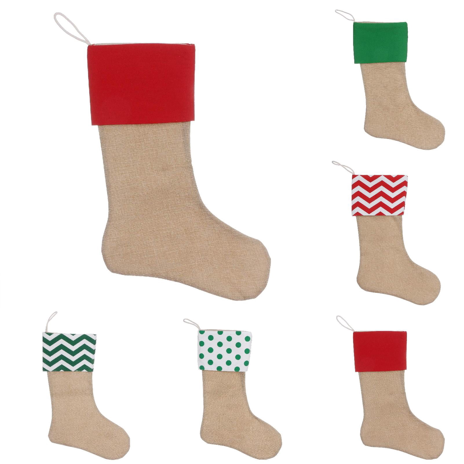 Malinaggg Exquisite Christmas Socks Linen Pouch Conveying Festival ...