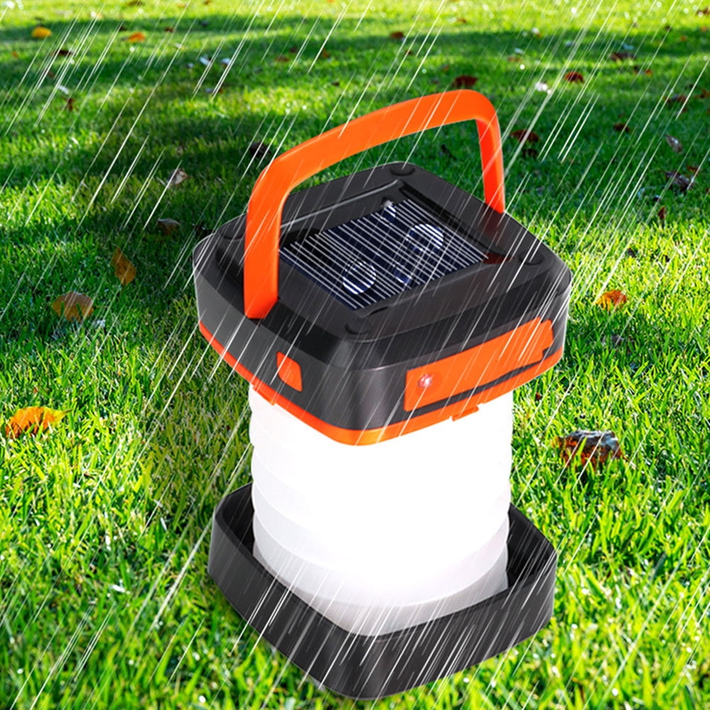 Walmart Waterproof Solar & USB Rechargeable Portable LED Camping ...
