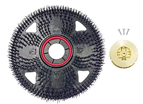 Malish Flex Scrub Bristled Floor Stripping Pad, 19" Black – Outlasts ...