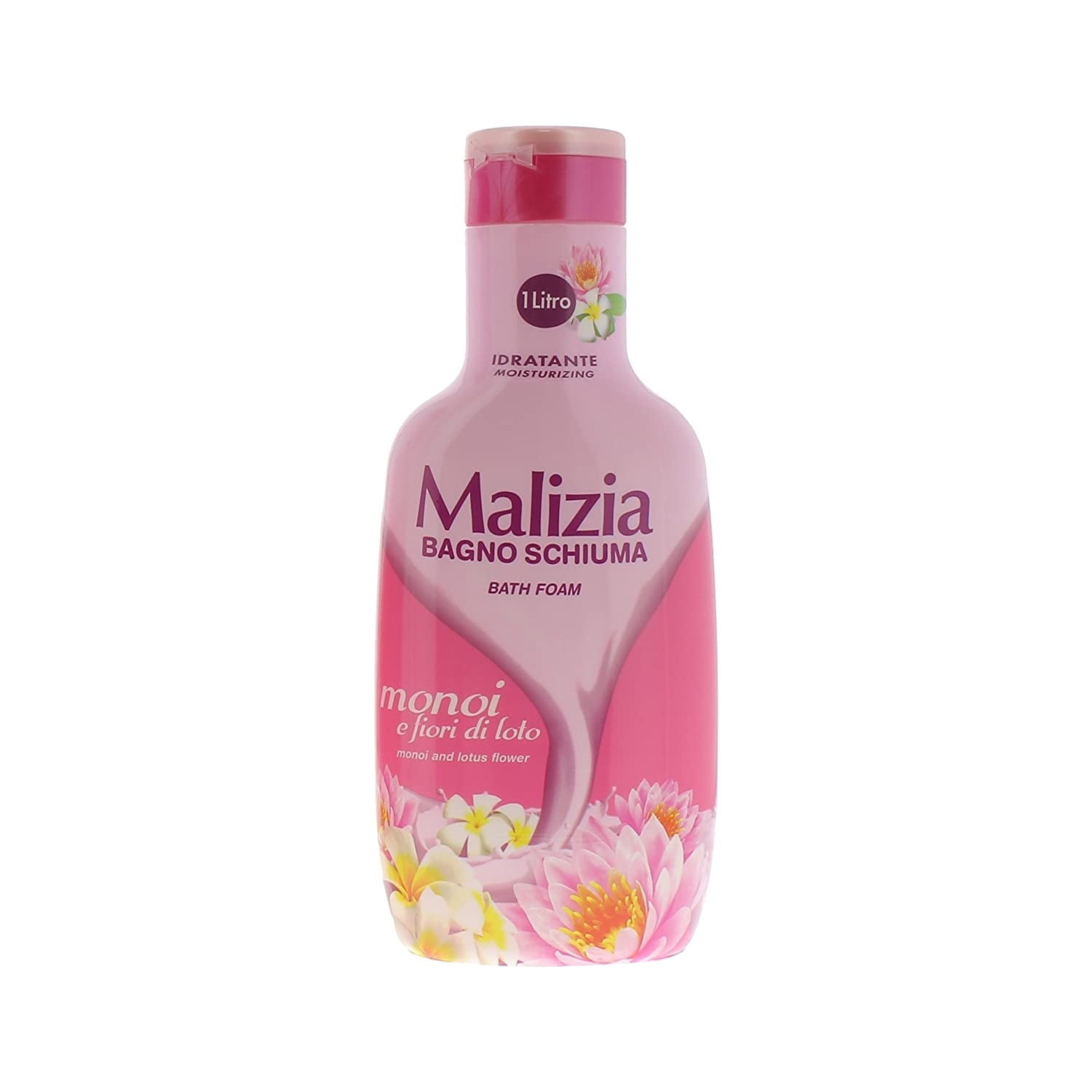 Malizia Bath Foam, Monoi & Lotus Flowers Scent, 33.8 fl oz (1000mL ...