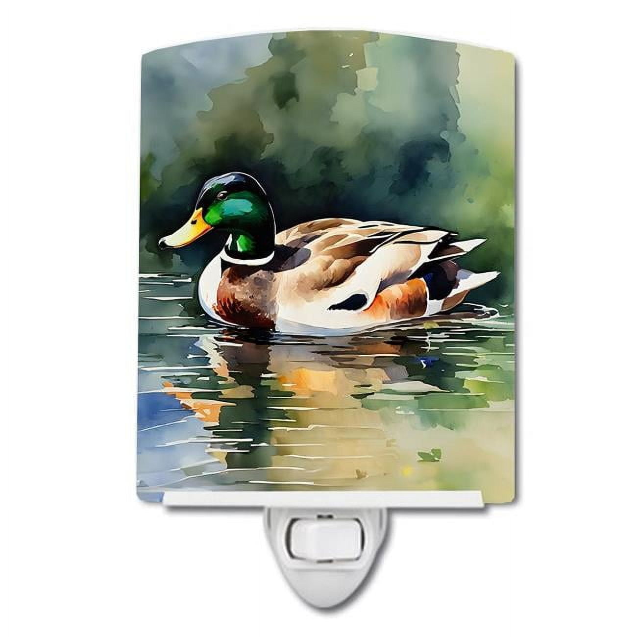 Mallard Ceramic Night Light 4 in x 6 in - Walmart Business Supplies