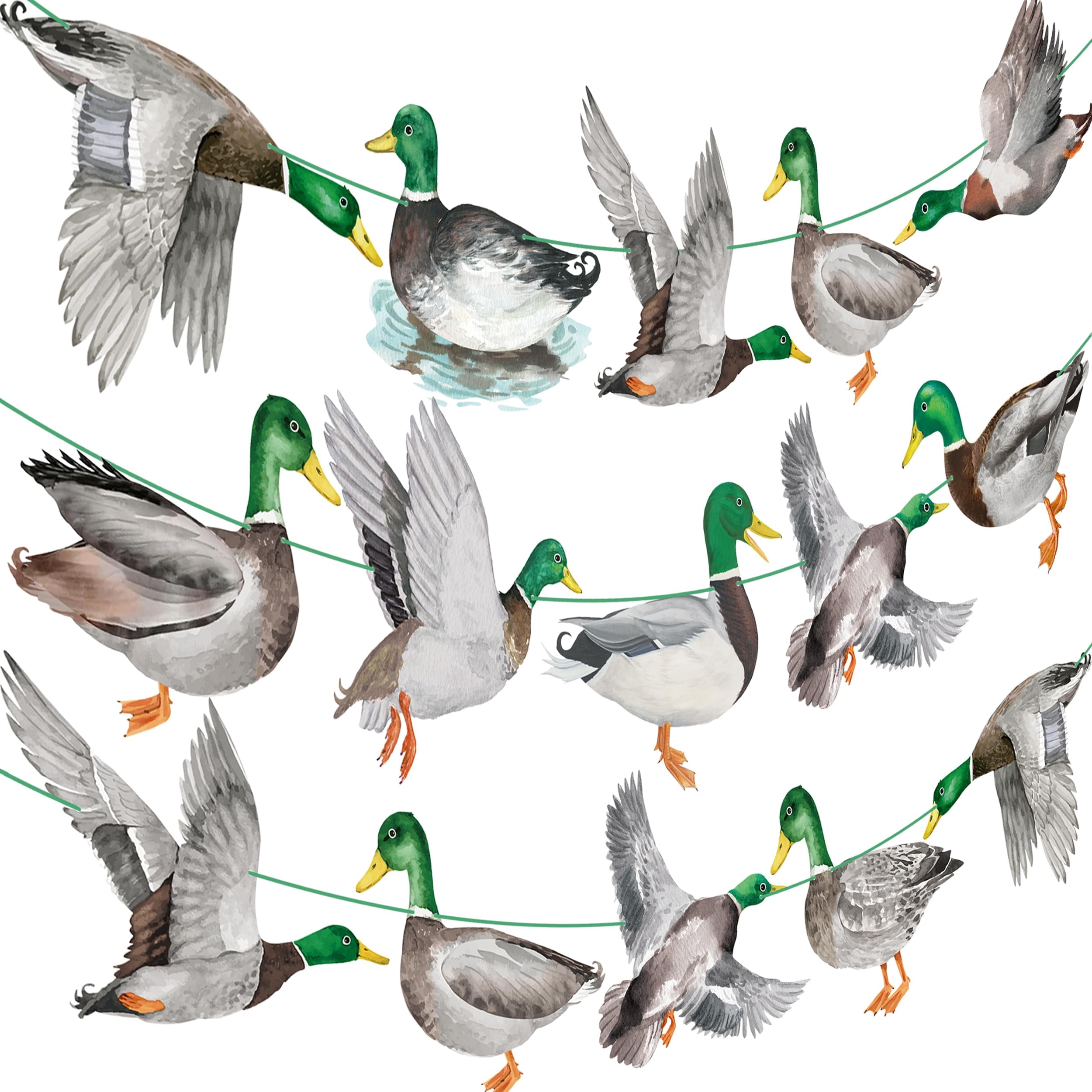 Mallard Duck Banners Duck DHF10 Hunting Party Banners Duck Theme ...