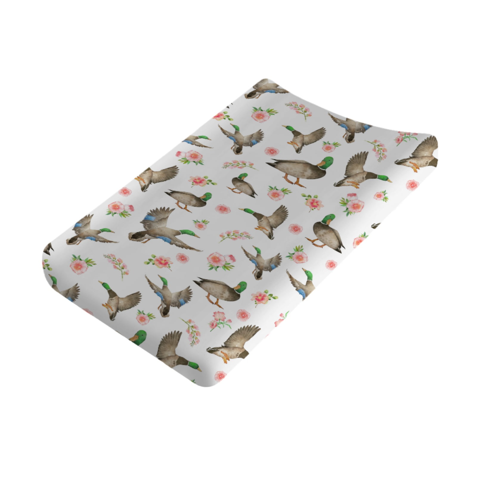 Mallard Duck Changing Pad Covers for Baby Boy Girl 32''x16'' Wild Ducks ...