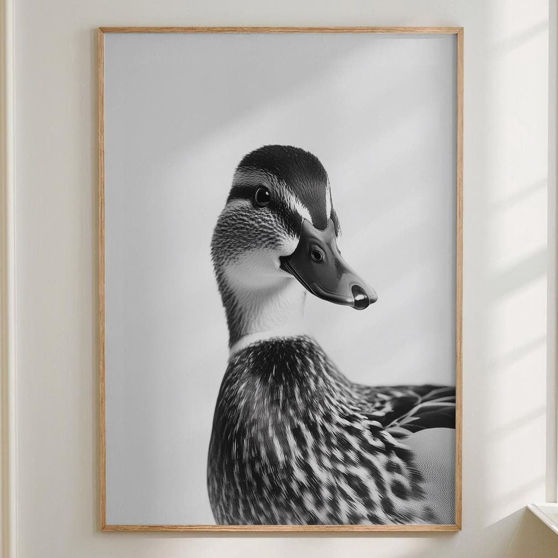 Mallard Duck Fashion Magazine Inspired Poster Animal Portrait ...