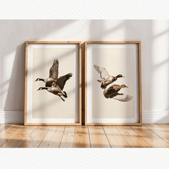 Mallard Duck Outdoor Hunting Nature Poster Prints, Poster Only ...