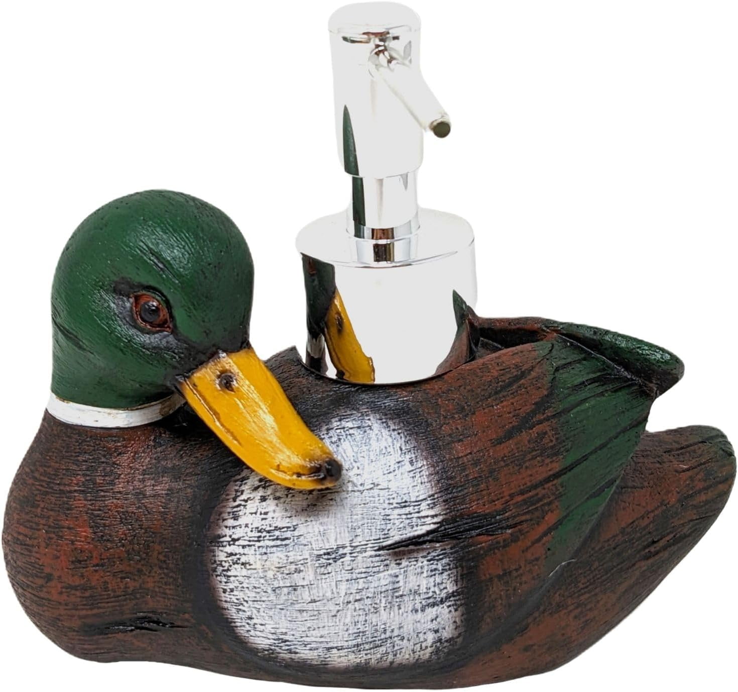 Mallard Duck Soap Pump Dispenser - Lakeside-Inspired Bathroom ...