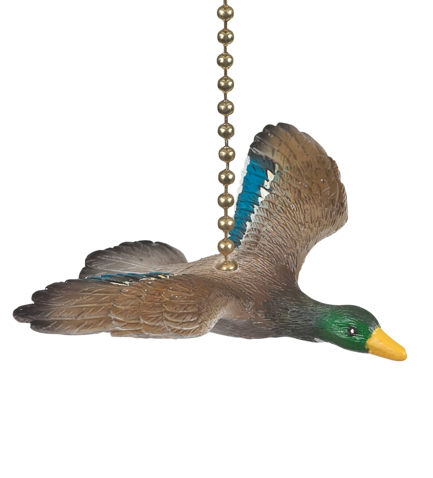 Clementine Design Mallard Duck in Flight Decorative Ceiling Fan Light ...