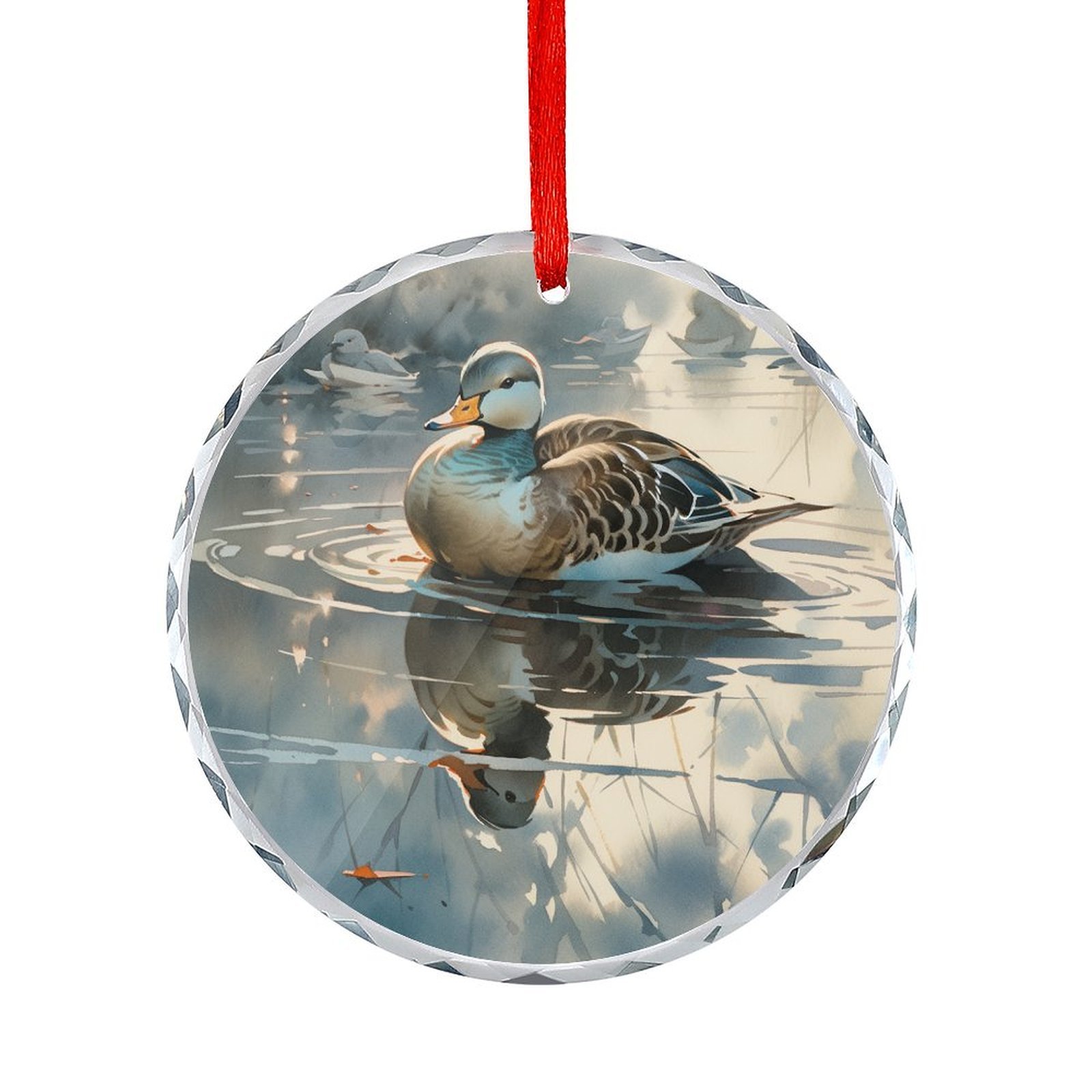 Mallard Fly Water Christmas Ornament Mallard Water Hauser Fowl Lake ...