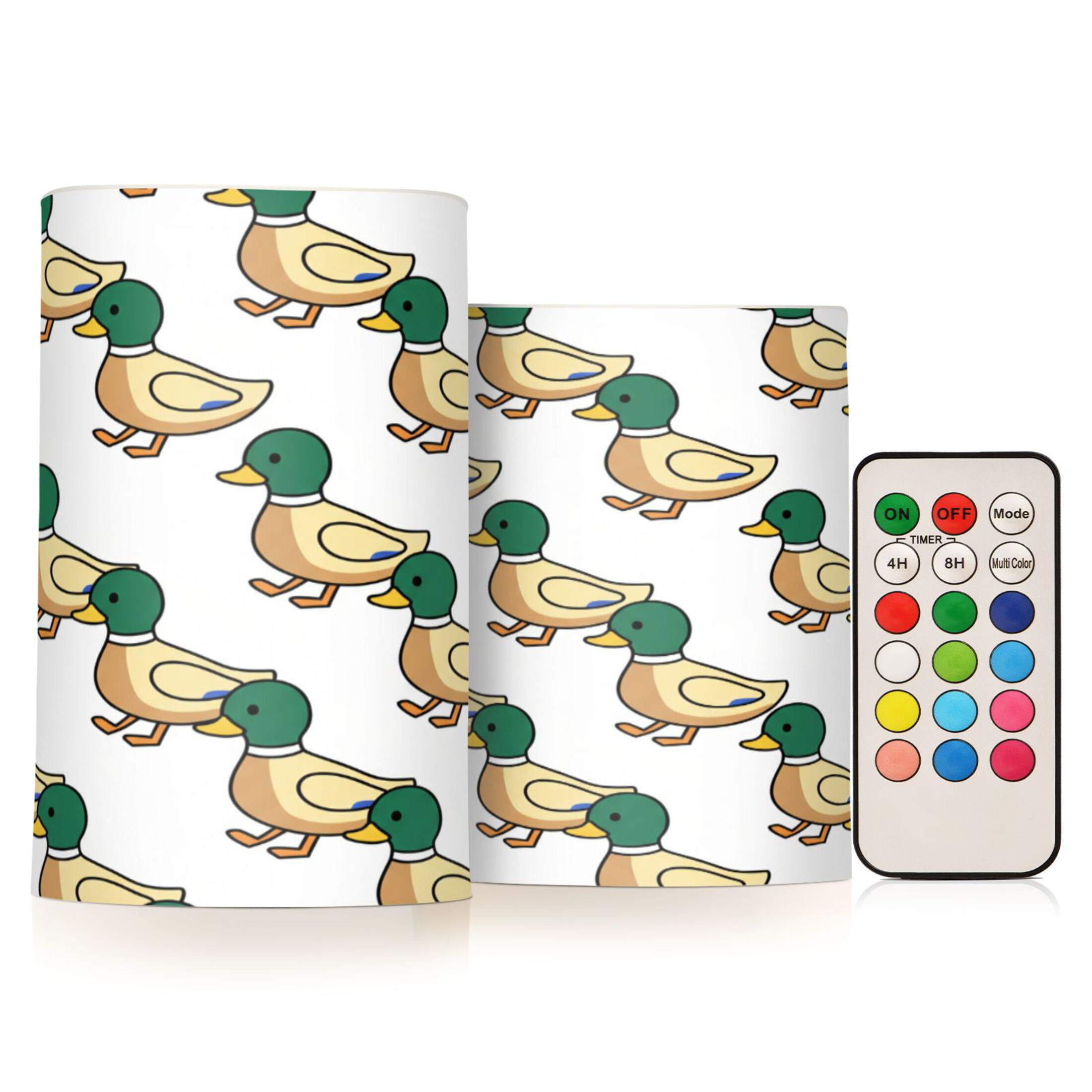 Mallard Indian Runner Ducks Flameless LED Candle Set with Remote ...