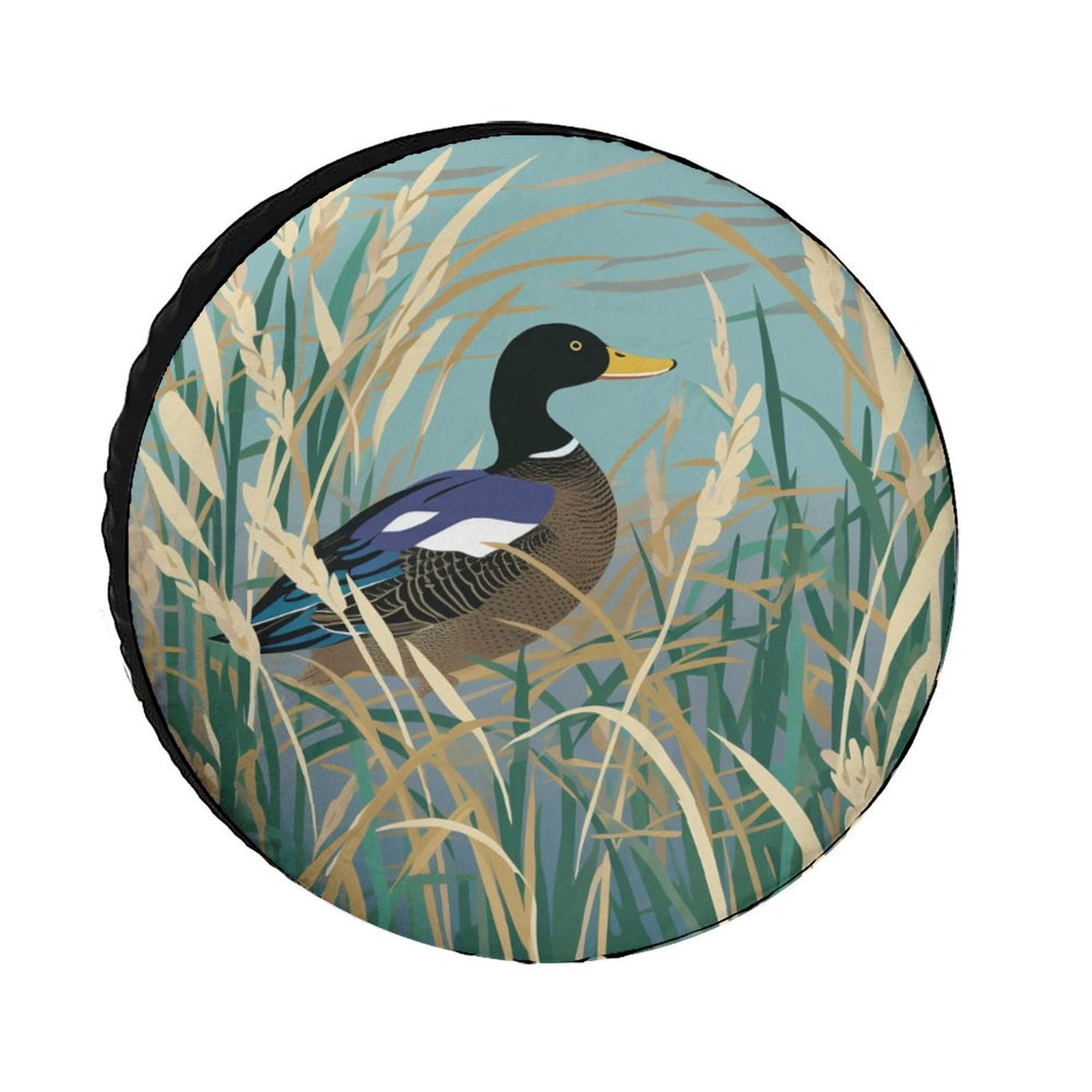 Mallard in The Reeds Heavy Duty Spare Tire Cover Flying Duck ...
