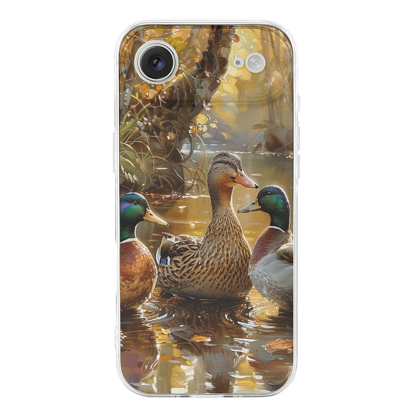 Mallards Duck Cute Hunting Art Phone Case Compatible with iPhone 17 Air ...