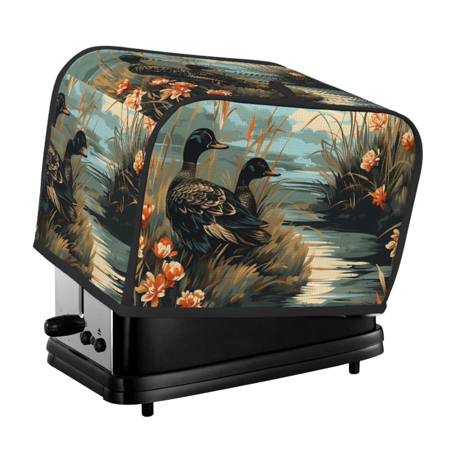 Mallards Duck Hunting Graphic 2 Slice Toaster Cover Bread Maker Dust ...