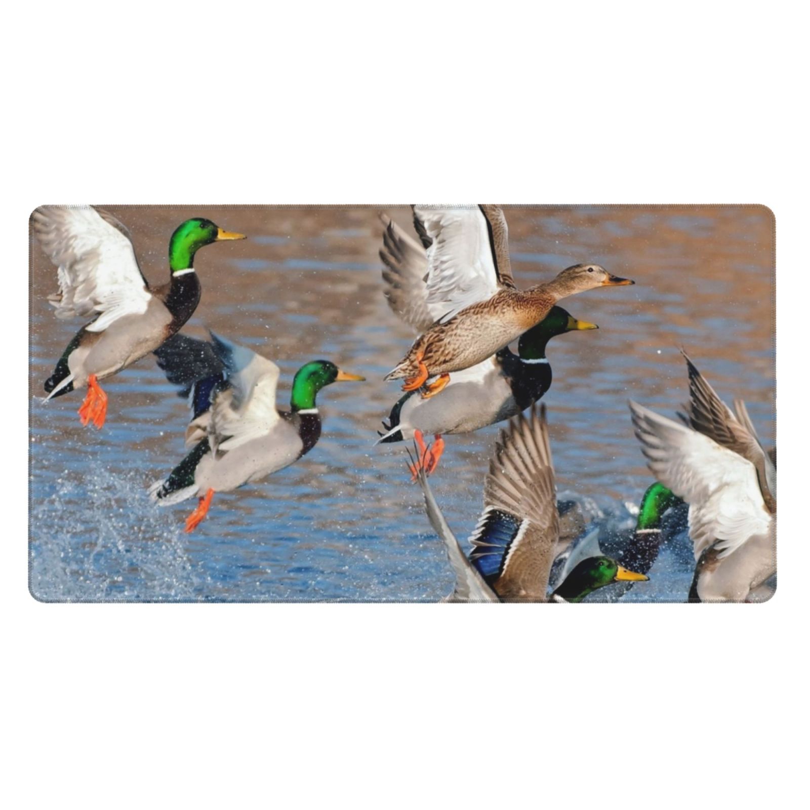 Mallards Duck Hunting Mallard Ducks Mousepad Large Mouse Pad Desk Pad ...