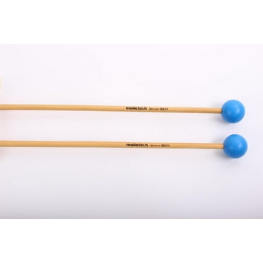 Mike Balter 23B Pro Vibe Series Blue Medium Vibraphone Mallets w/ Birch ...