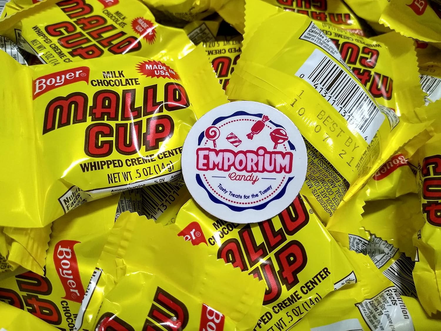 Mallo Cups - 1 lb of Individually Wrapped Fresh Bulk Chocolate with a ...