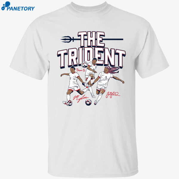 Mallory Swanson Sophia Smith Trinity Rodman The Trident Shirt - Walmart.com