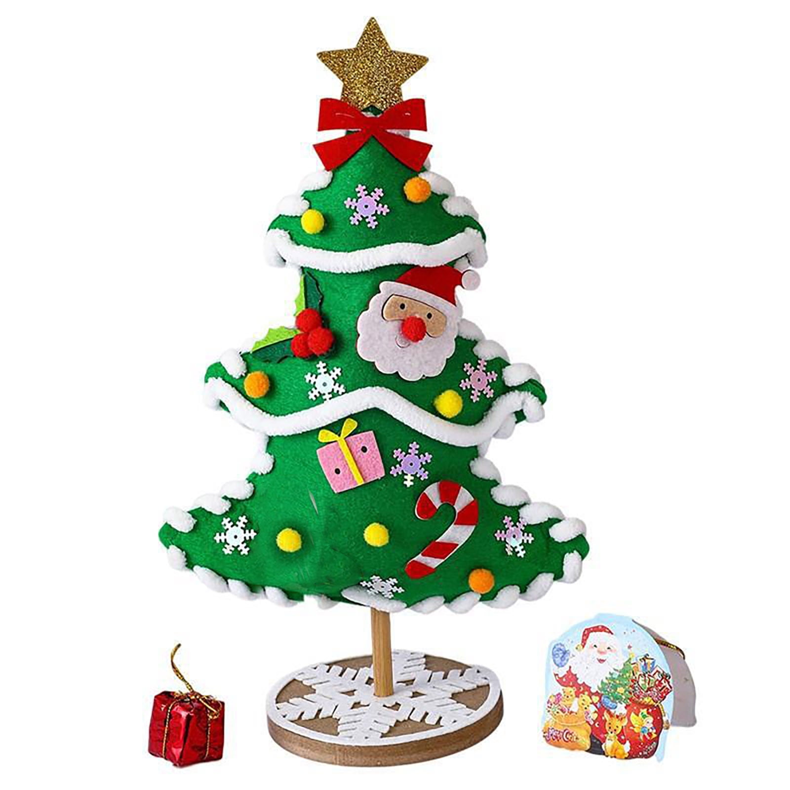 Malltop Shawn 3D Christmas Tree Craft DIY Wooden Christmas Art Craft ...