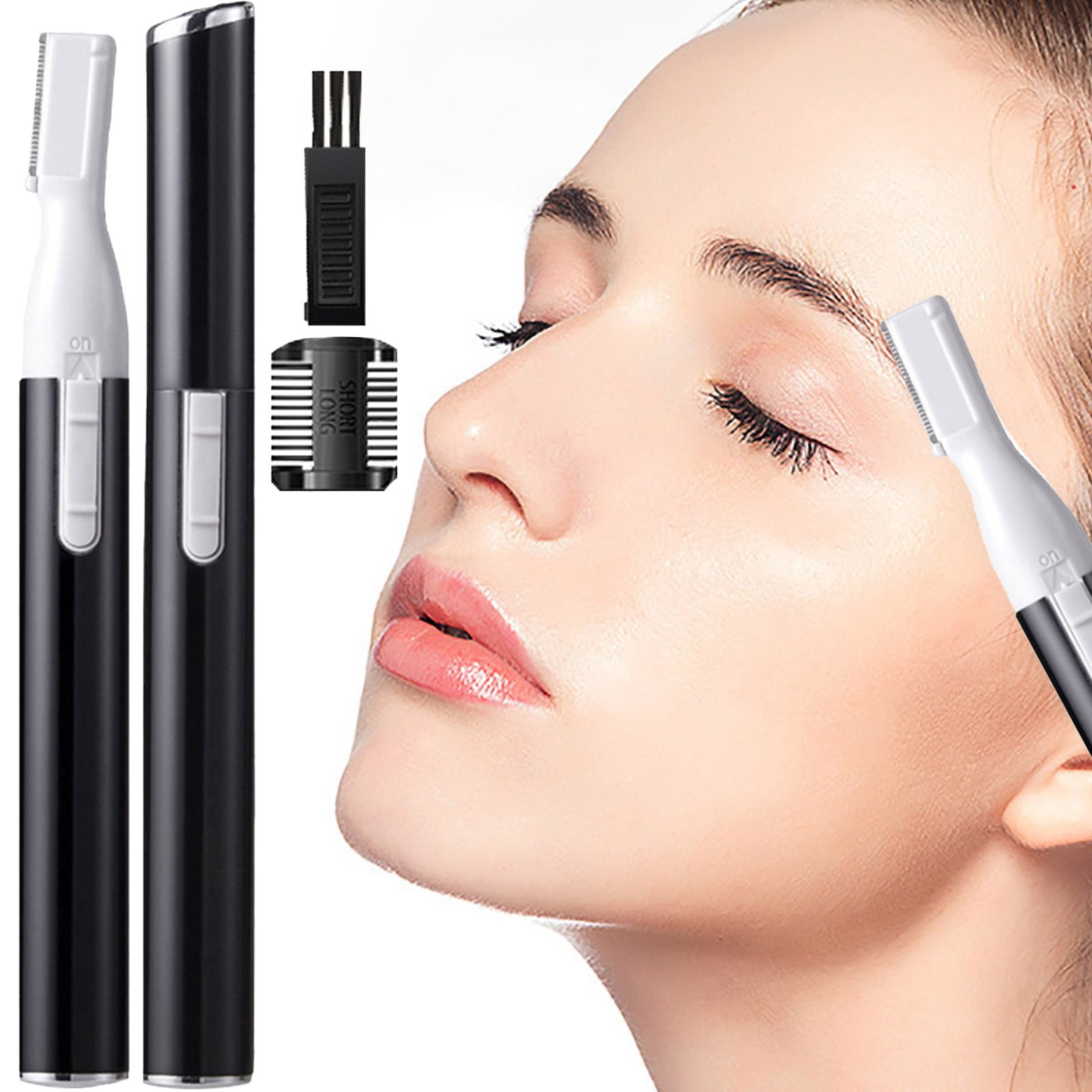 Malltop Shawn Electric Eyebrow Trimmer Women Precision Face Razors Mini ...