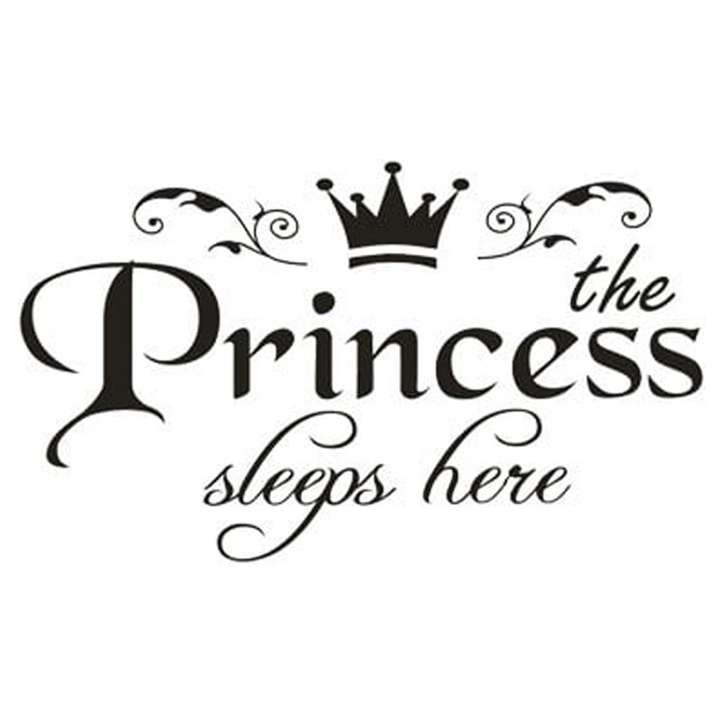 Malltop Shawn Princess Wall Decals for Girls Bedroom Castle Wall Art ...