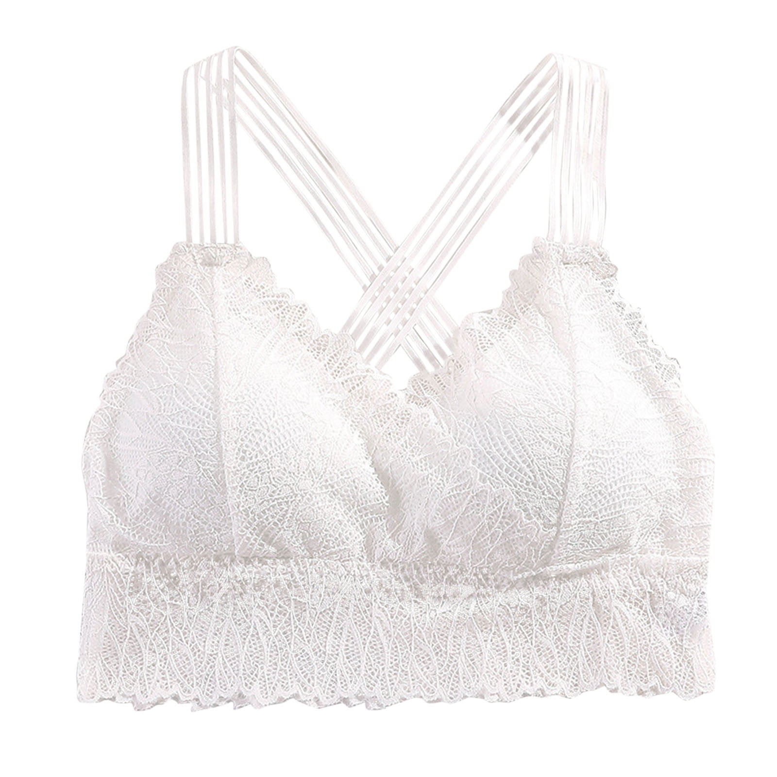 Bralettes for Women with Support Lingerie Lace Chest Tube Backless Bra ...