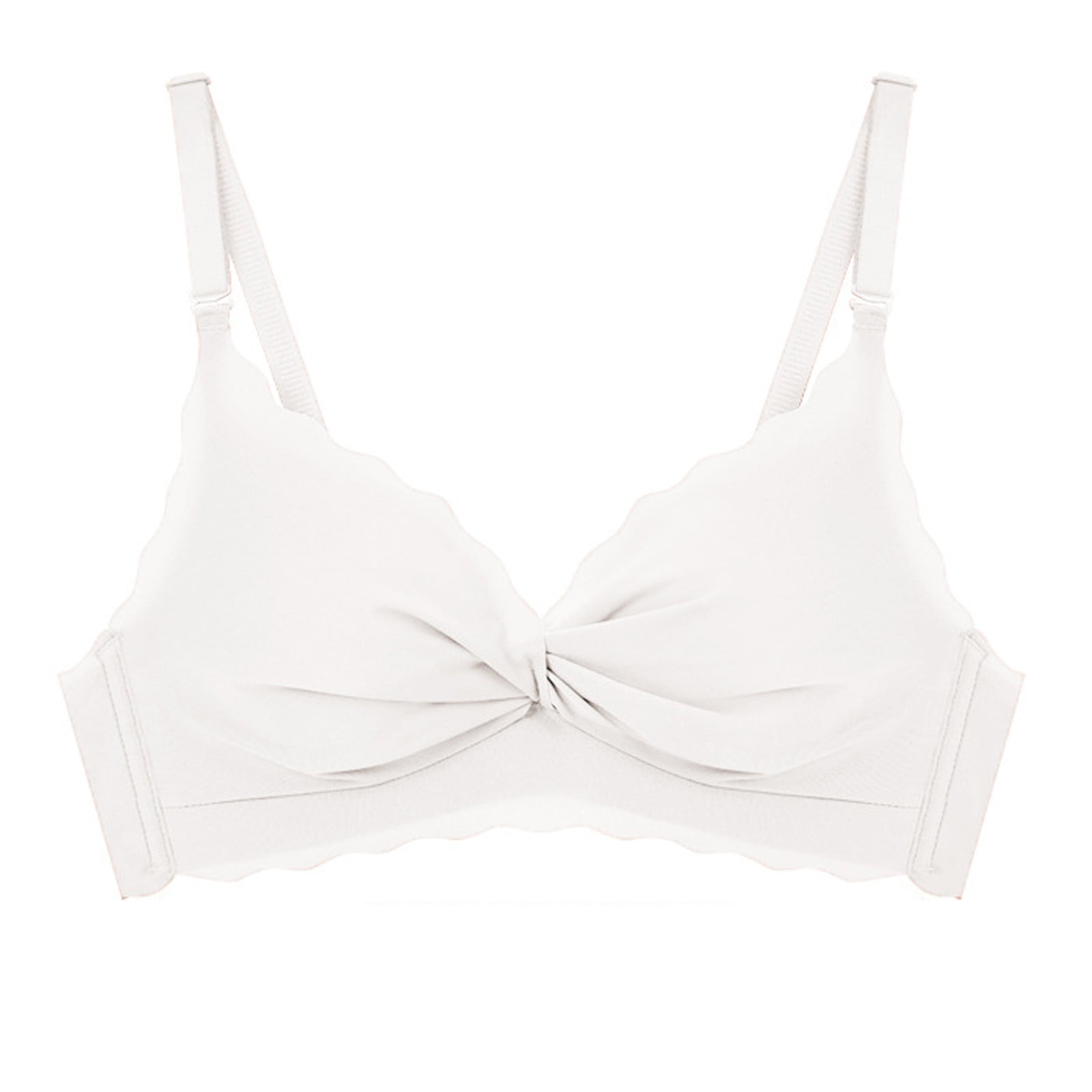 Bralettes for Women Seamless Bra Feature V-Neck Soft Bra Style W-1451 ...