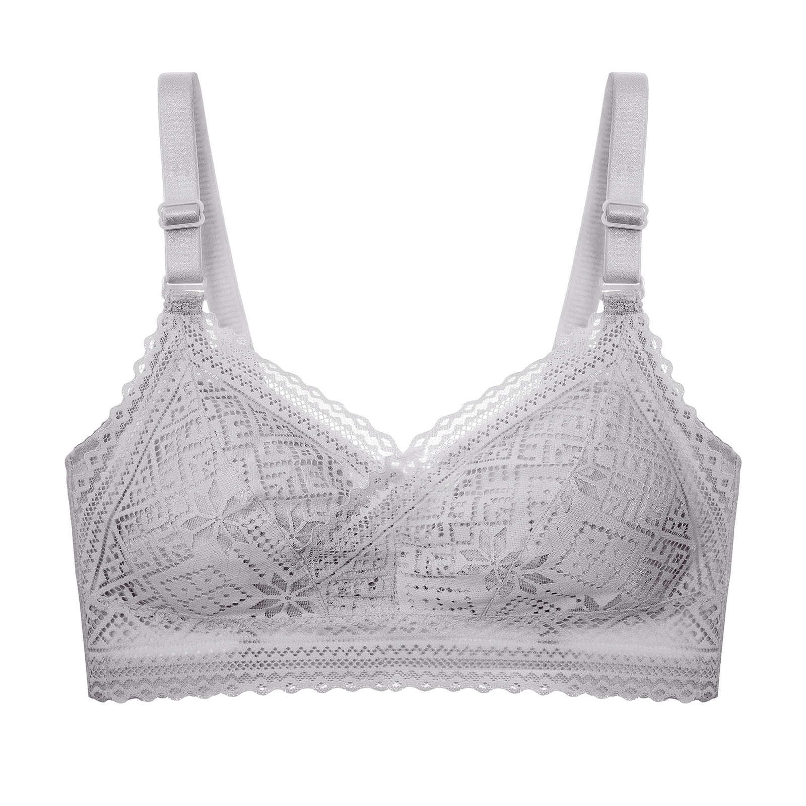 Bras for Plus Size Women Ladies Comfortable Breathable No Underwire ...
