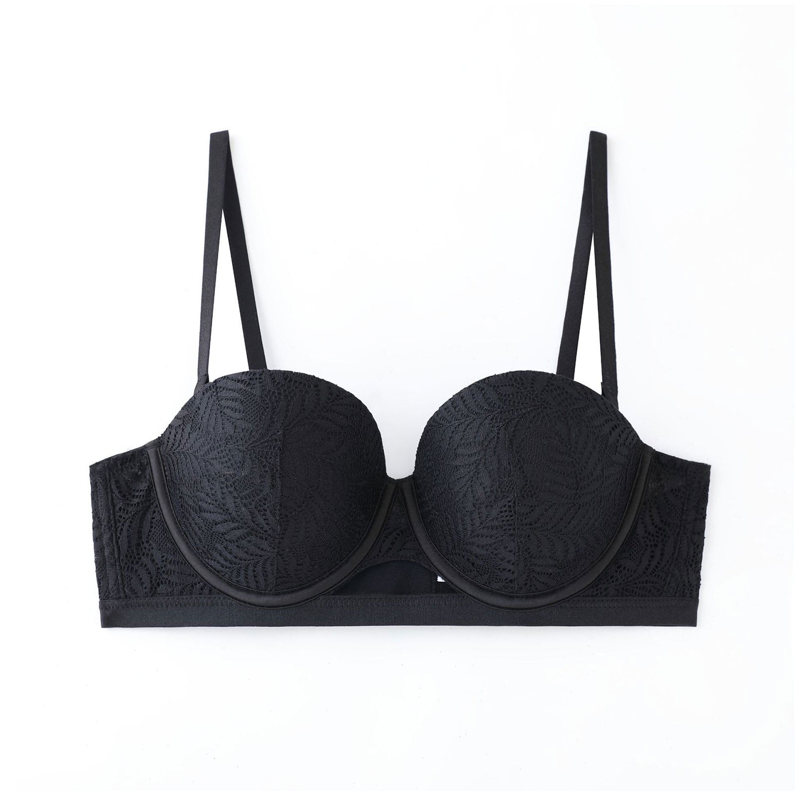 Bras for Older Women Back-Smoothing Bra Feature V-Neck Sport Bra Style ...