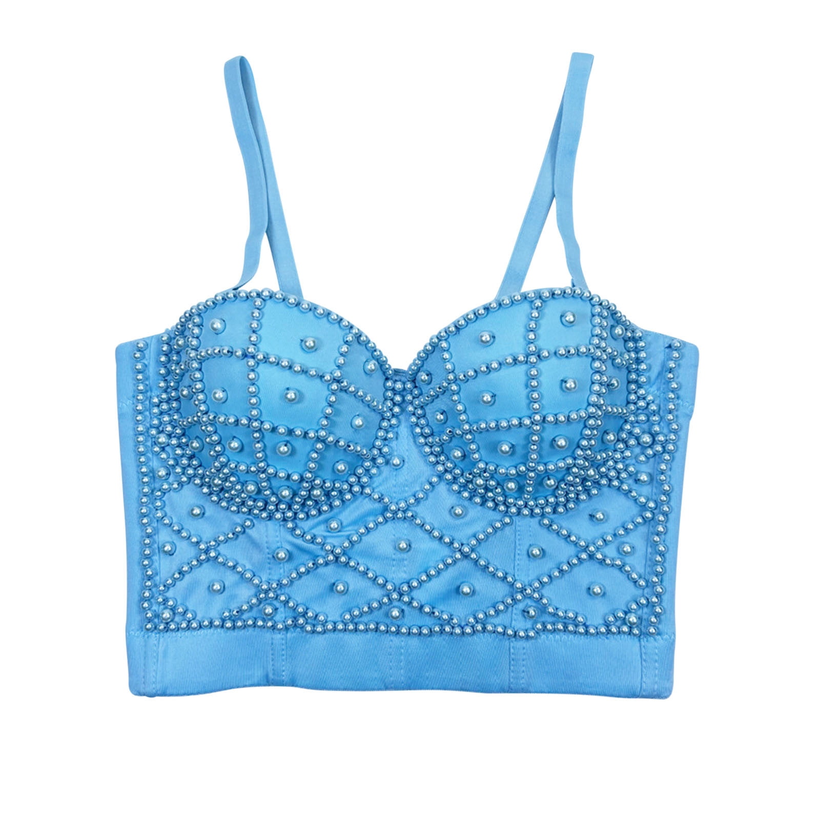 Bras for Women Push up Lightly Lined Bra Feature V-Neck Longline Bra ...