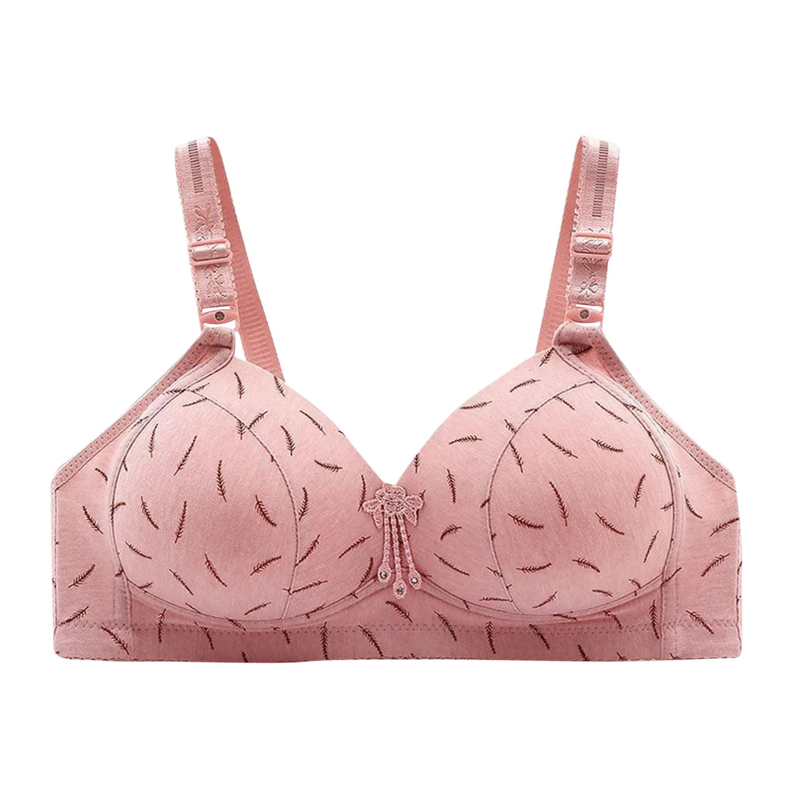 Comfort Bra Women Thin Bra Underwear No Underwire V-Neck Pullover Bra ...