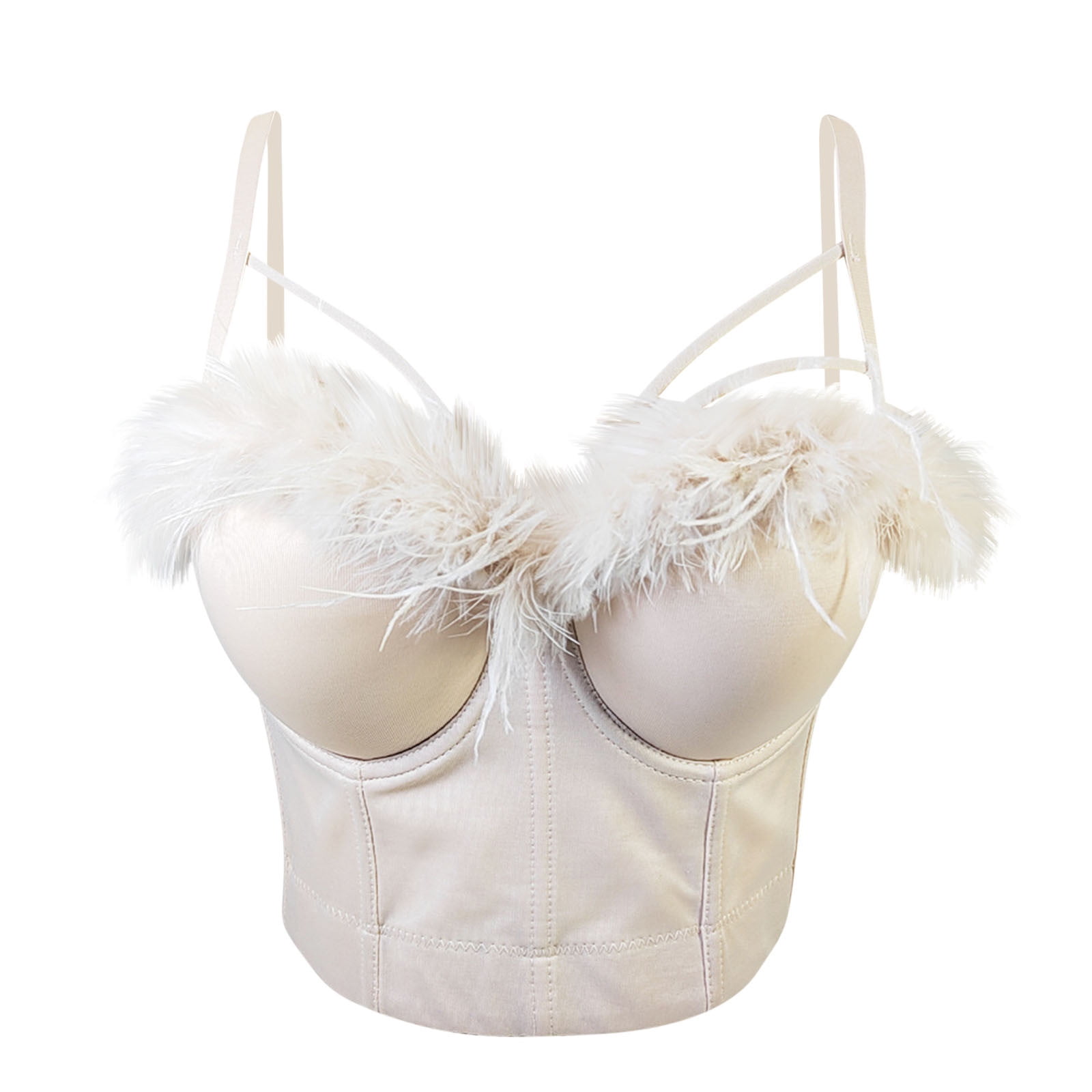 Comfort Bras Women Full-Coverage Bra Feature V-Neck Longline Bra Style ...