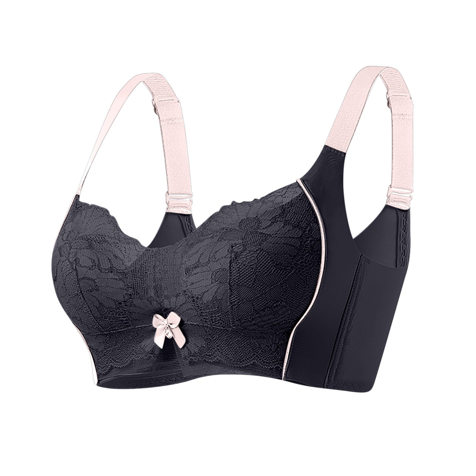 Comfortable Bras for Older Women Lightly Lined Bra Feature V-Neck ...