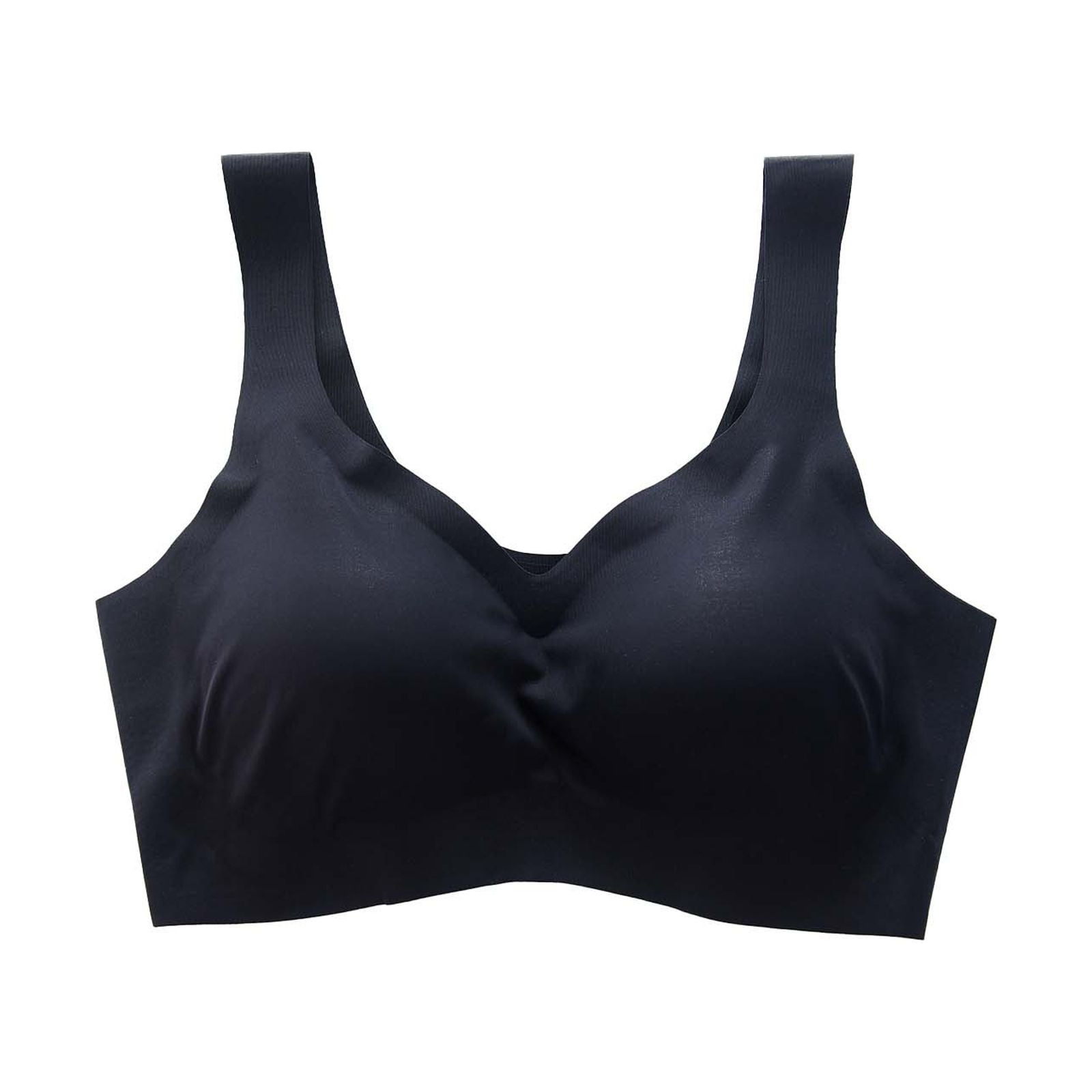 Comfortable Bras for Older Women Lightly Lined Bra Feature V-Neck Push ...