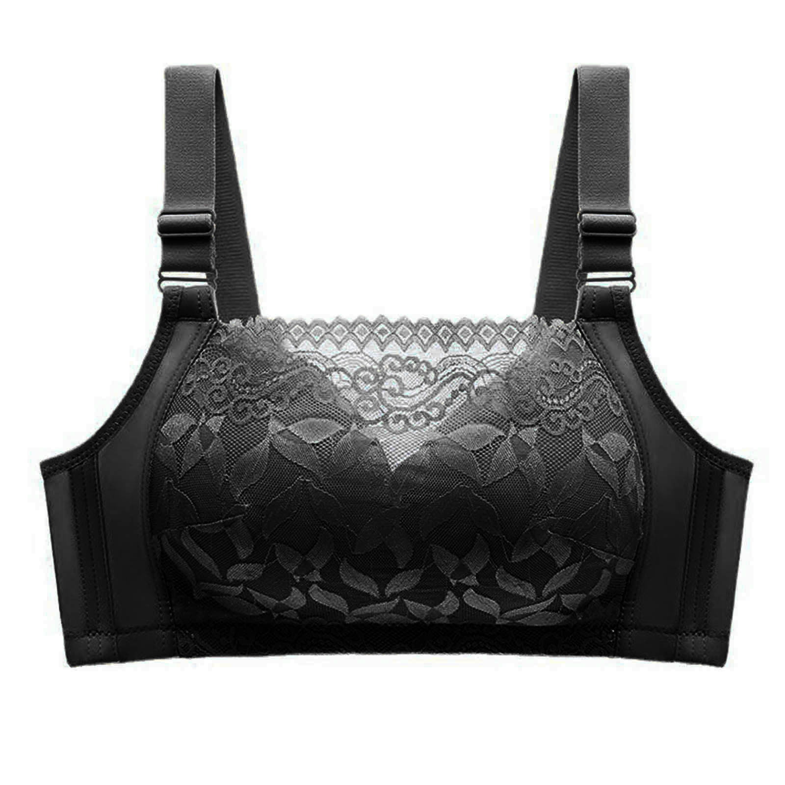 Comfortable Bras for Older Women No Underwire Bra Feature V-Neck Molded ...