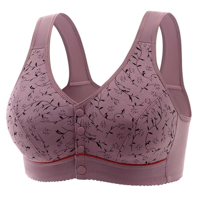 Mallwal Comfy Bra Women Full-Coverage Bra Feature V-Neck Longline Bra ...