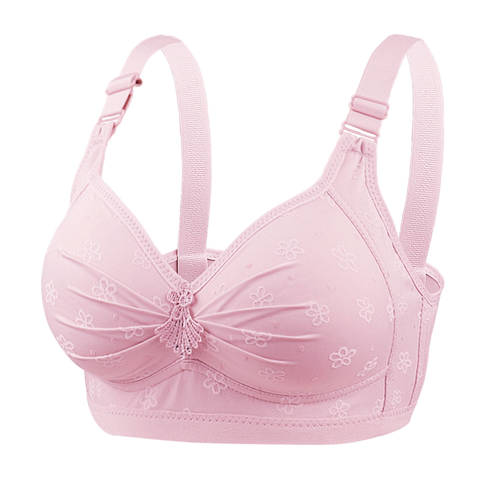 Mallwal Comfy Bras for Women Lightly Lined Bra Feature V-Neck T-Shirt ...