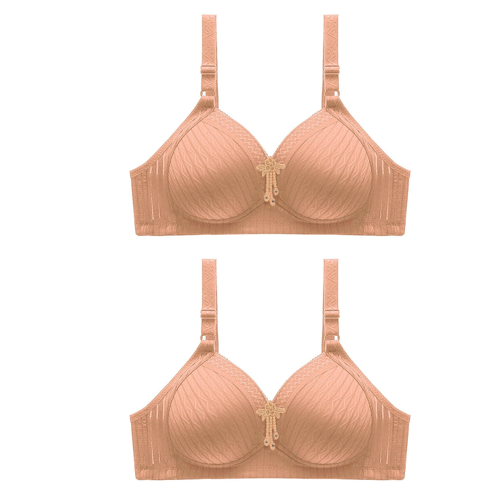 Cotton Bras Women Back-Smoothing Bra Feature V-Neck Demi & Balconette ...