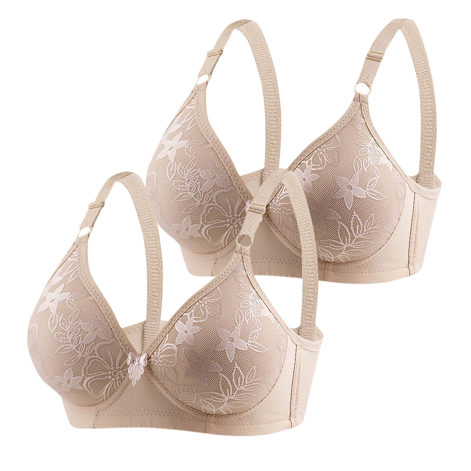 Sports Bra Women Seamless Bra Feature V-Neck Demi & Balconette Bra ...