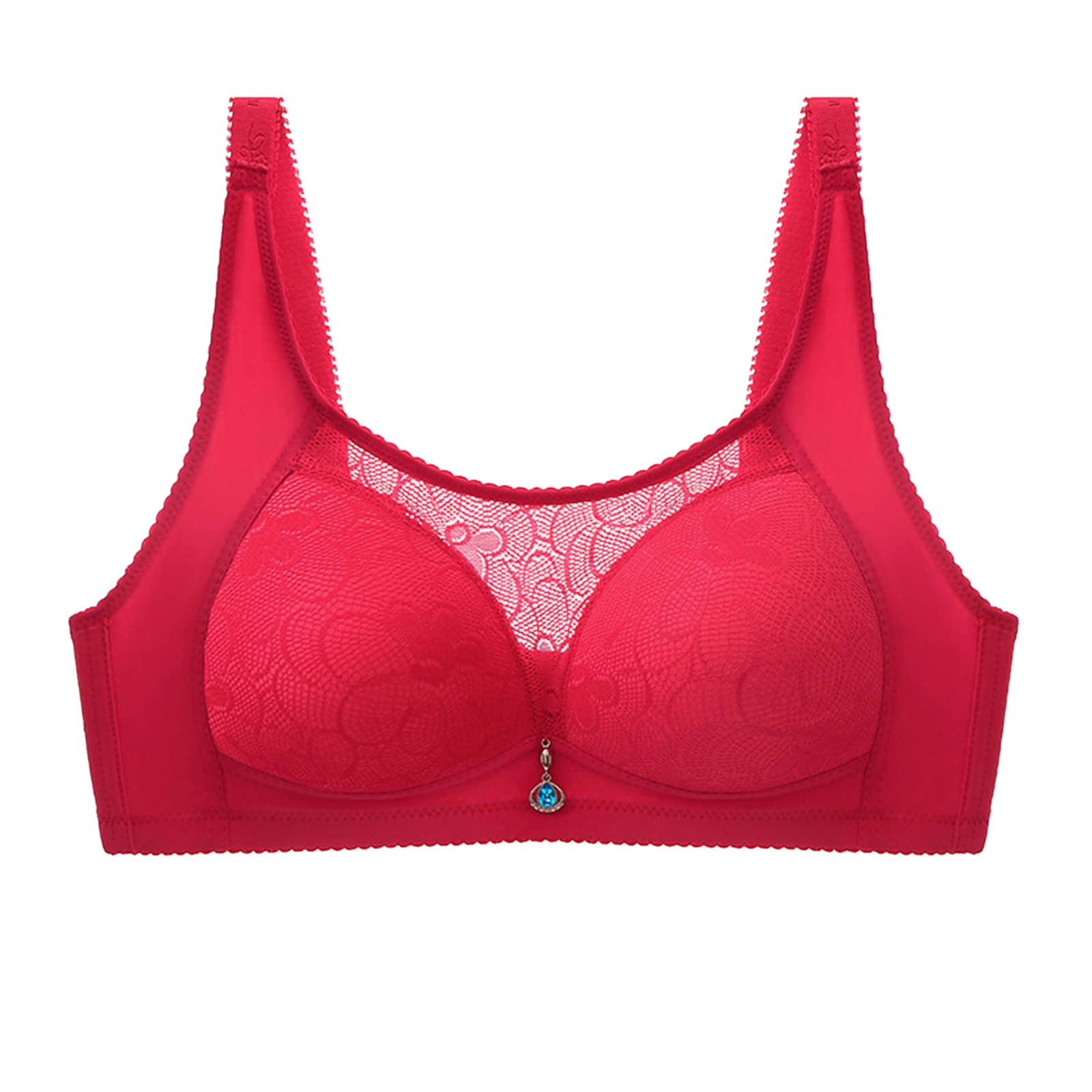 Cute Bralettes for Women Padded Bra Feature V-Neck Wire-Free Bra Style ...