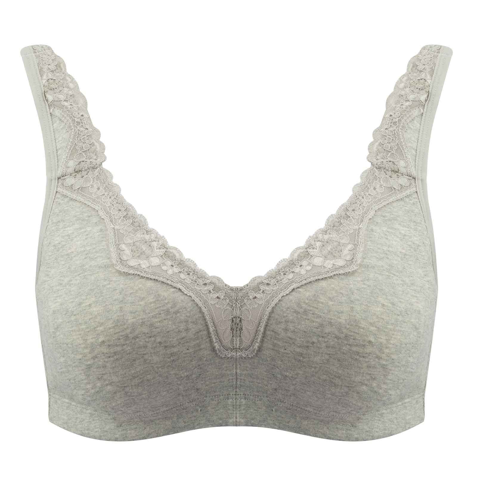 Cute Bras Women Seamless Bra Feature V-Neck Sport Bra Style W-1113 Gray ...