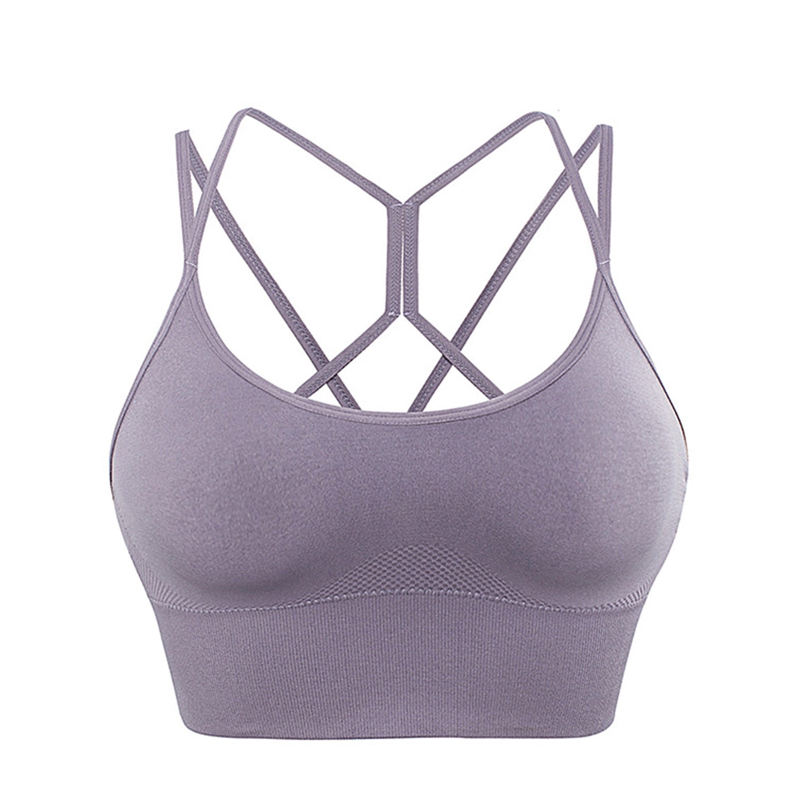 Mallwal Cute Bras for Women Back-Smoothing Bra Feature V-Neck Molded ...