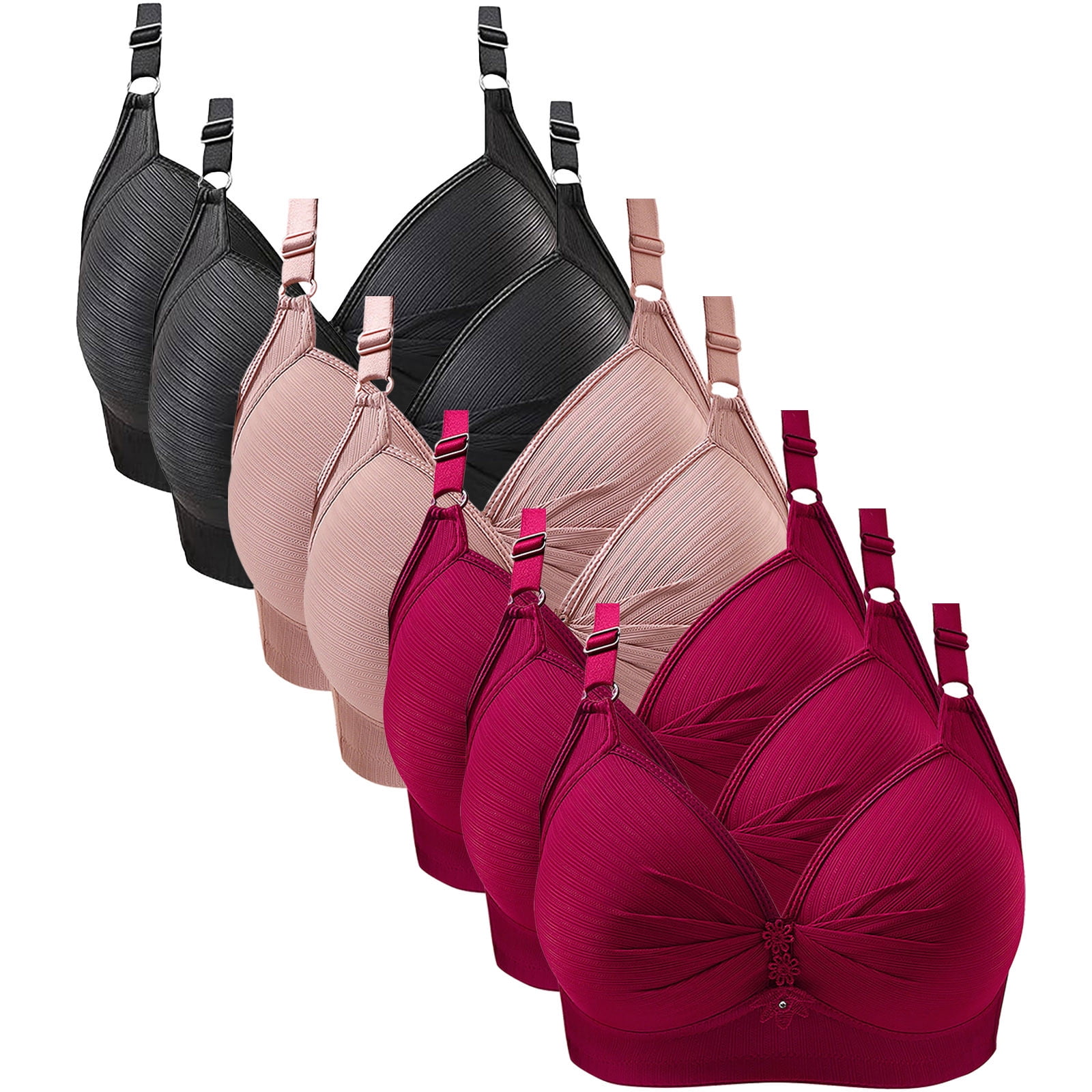 LLYWEY Daisy Bras for Older Women Discounts Plus Size Bras Women Push ...